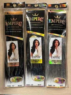 Sensationnel Empire Yaki 100% Human Hair Grey Colors – SuperBeautyME305