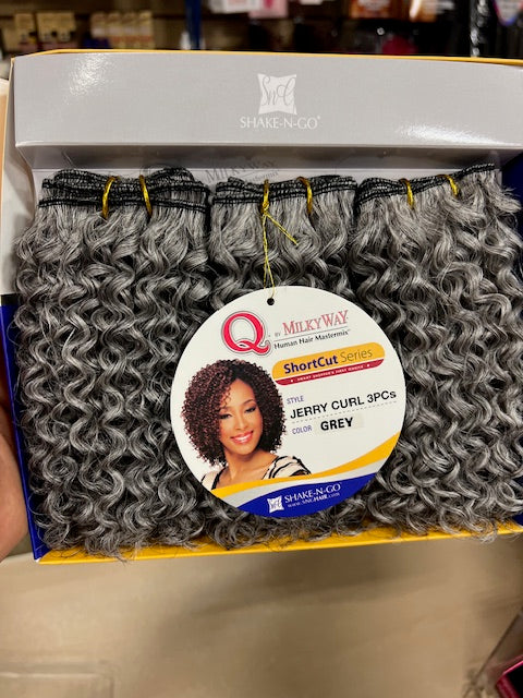 JERRY CURL 3PCS - MilkyWay Que Human Hair MasterMix Weave Extension ...